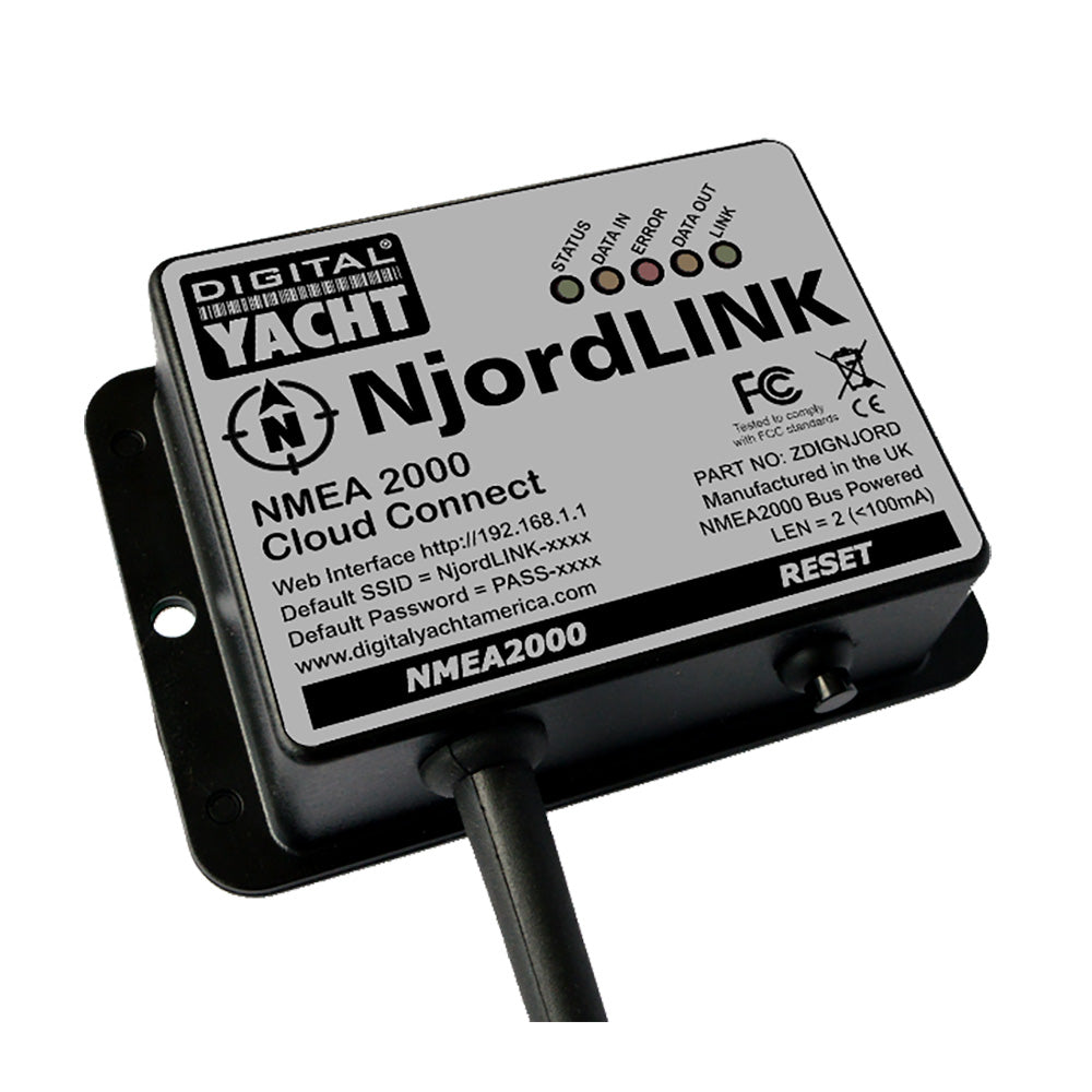 Digital Yacht NjordLINK NMEA 2000 Cloud Gateway ZDIGNJORD – El Capitan ...