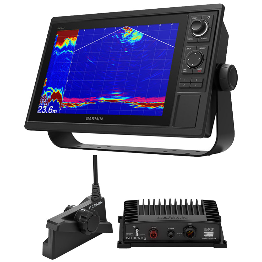 Garmin GPSMAP 1222 LiveScope Plus Bundle wLVS34 Transducer ...