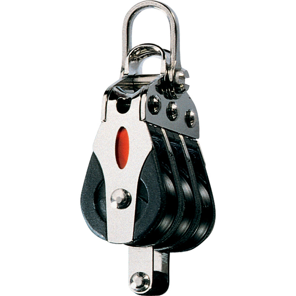 Ronstan Series 20 Ball Bearing Block Triple Becket 2Axis Shackle Head ...